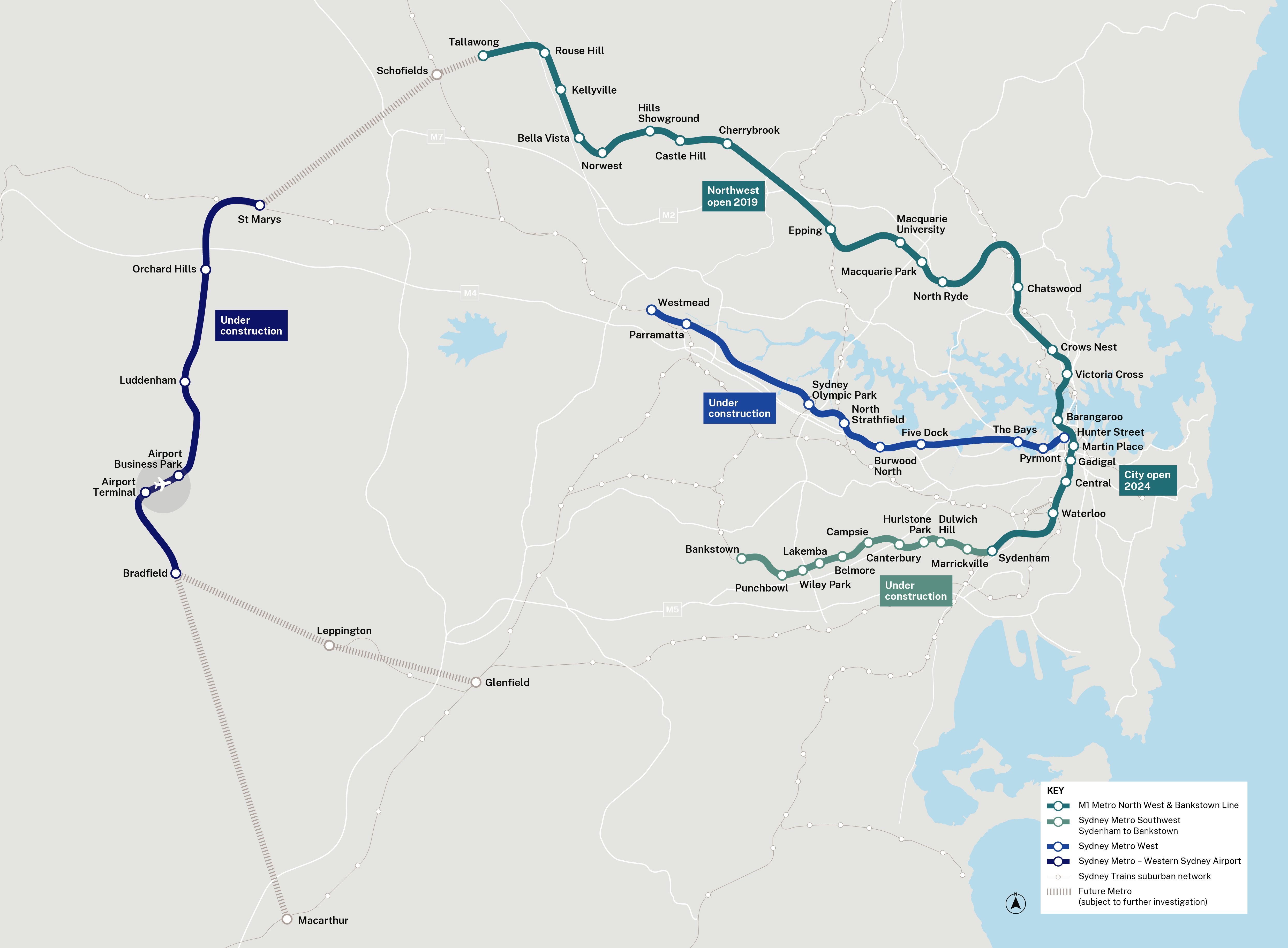 悉尼新客运铁路线规划曝光 - 新闻汇总 - 新足迹 - Powered by Discuz!